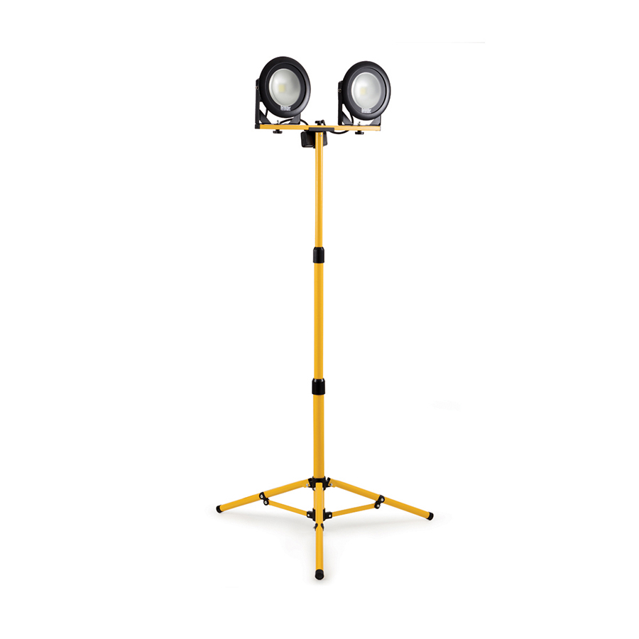 DEFENDER DF1200 TWIN LED TRIPOD FLOOD LIGHT 110V | WELFIX Fixings ...